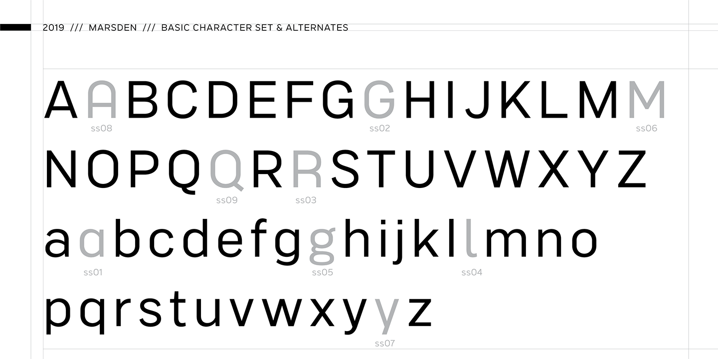 Marsden Font