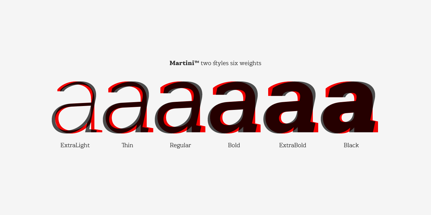 Martini Font