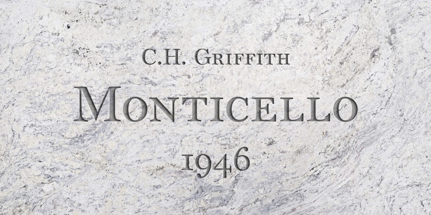 Monticello Font