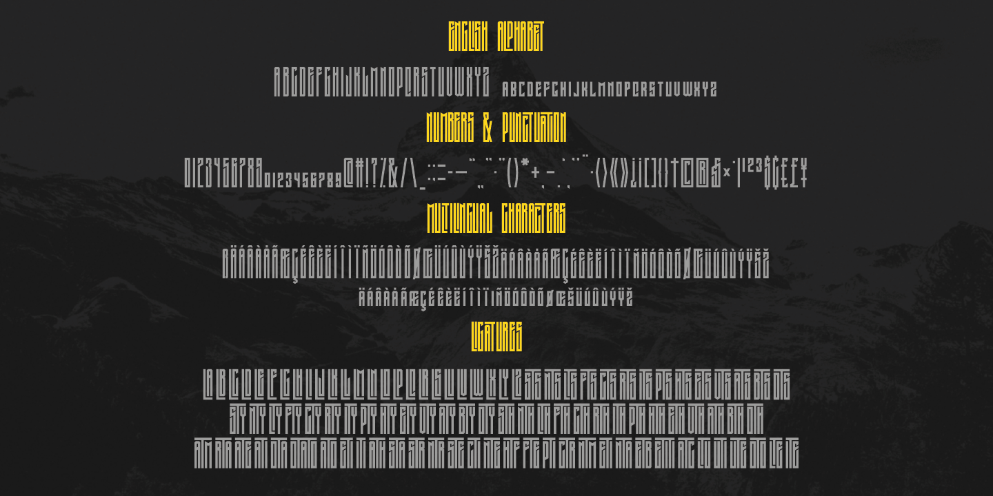 Mountain Expedition Font
