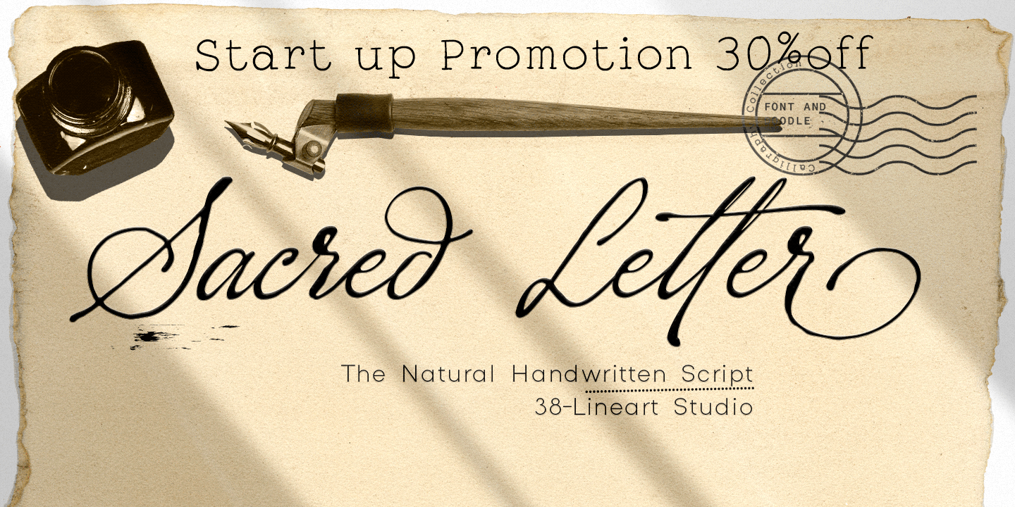 Sacred Letter Font