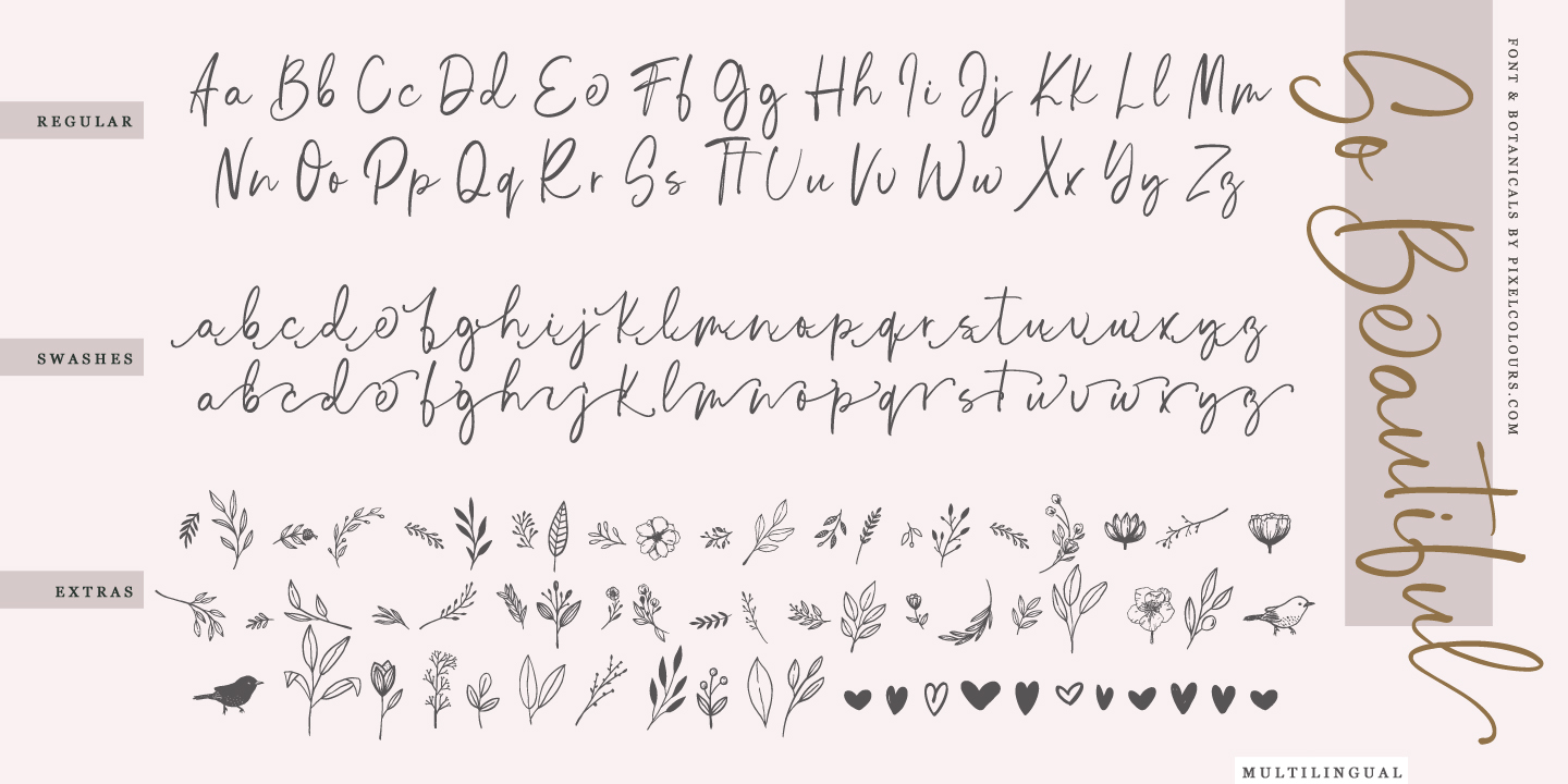 So Beautiful Font