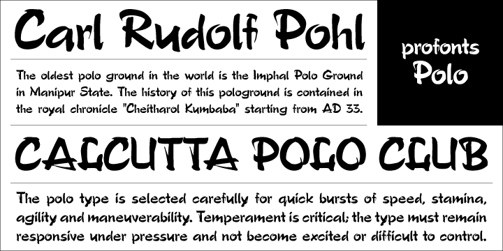Polo Font
