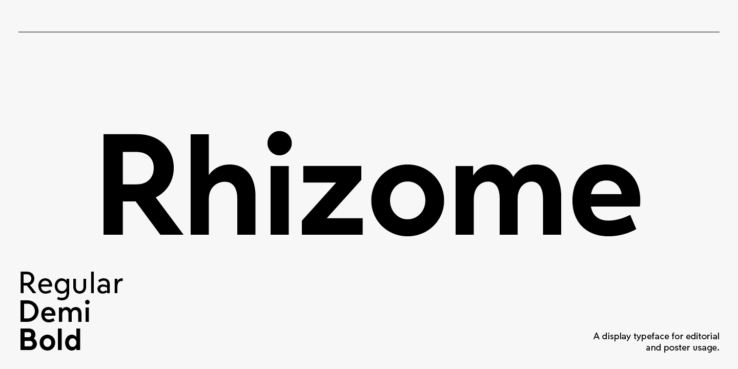 Rhizome Font