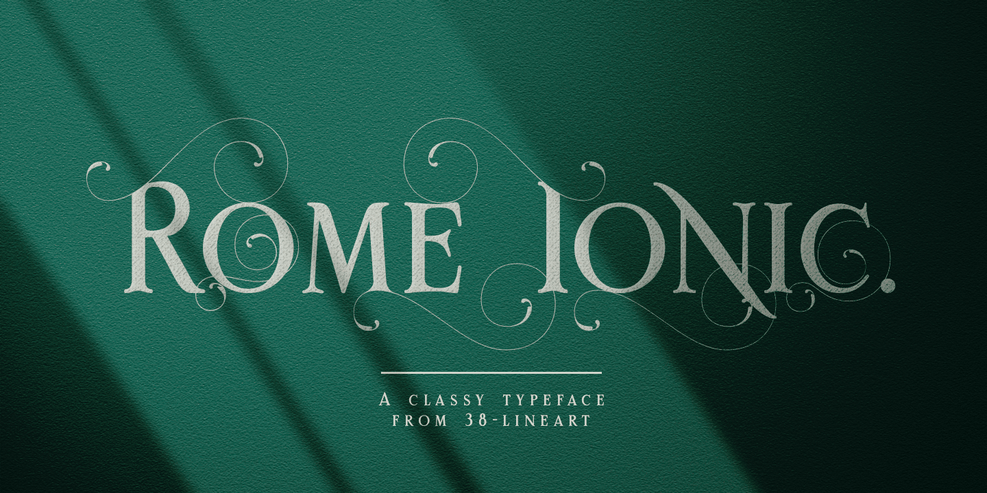 Rome Ionic Font
