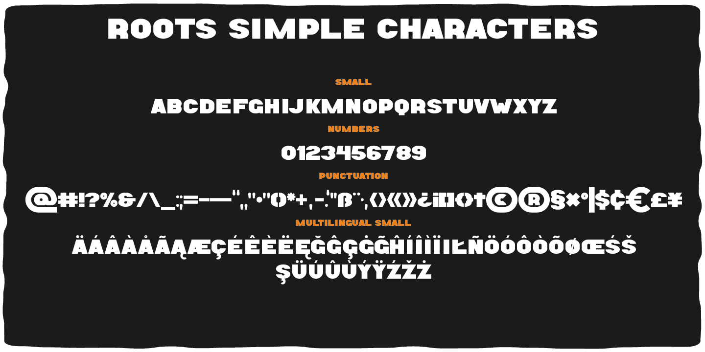Roots Font