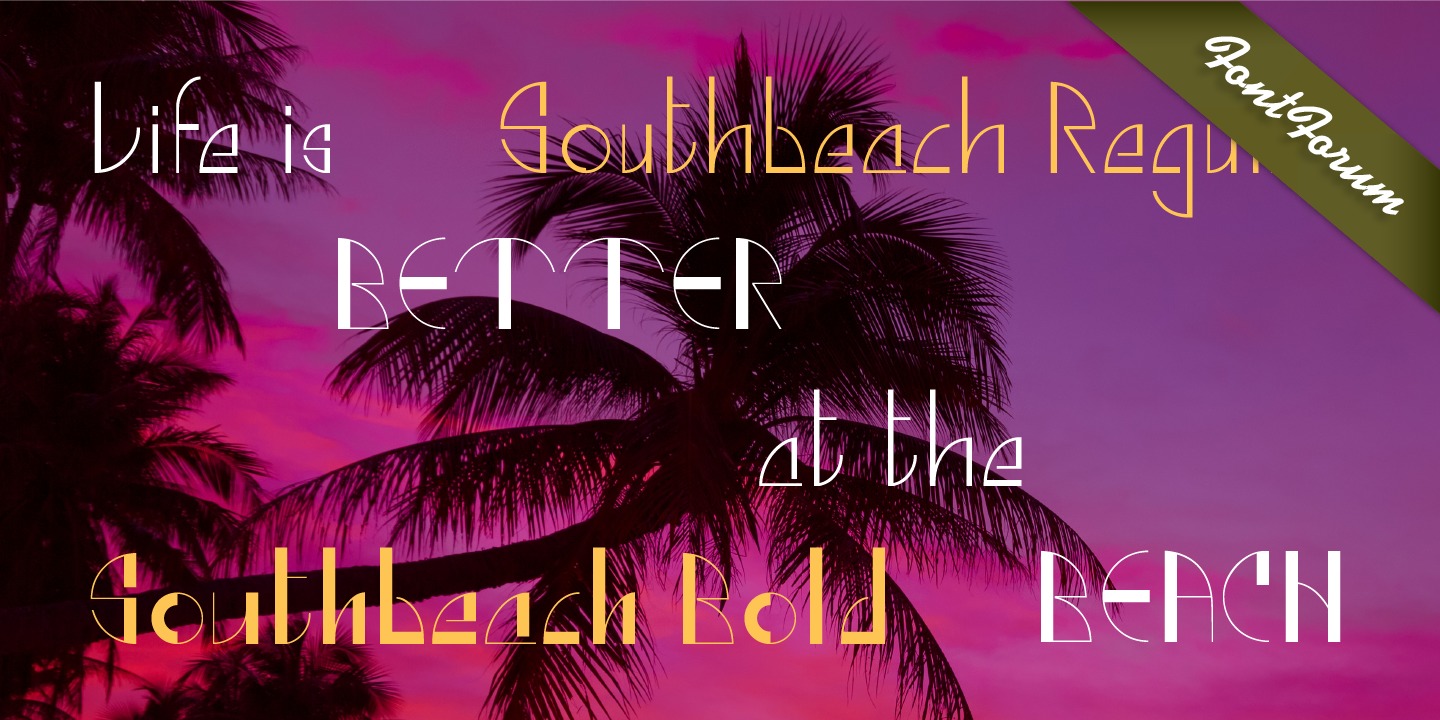 Southbeach Font