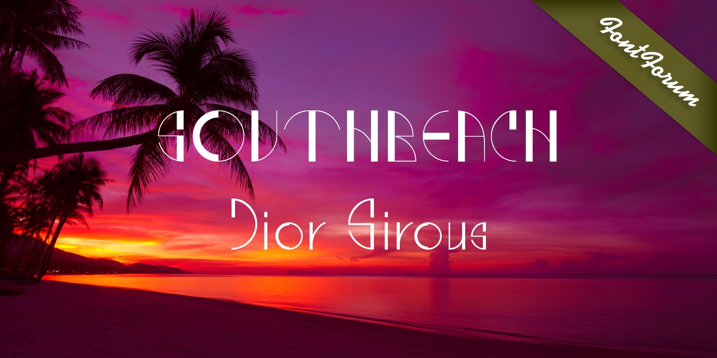 Southbeach Font