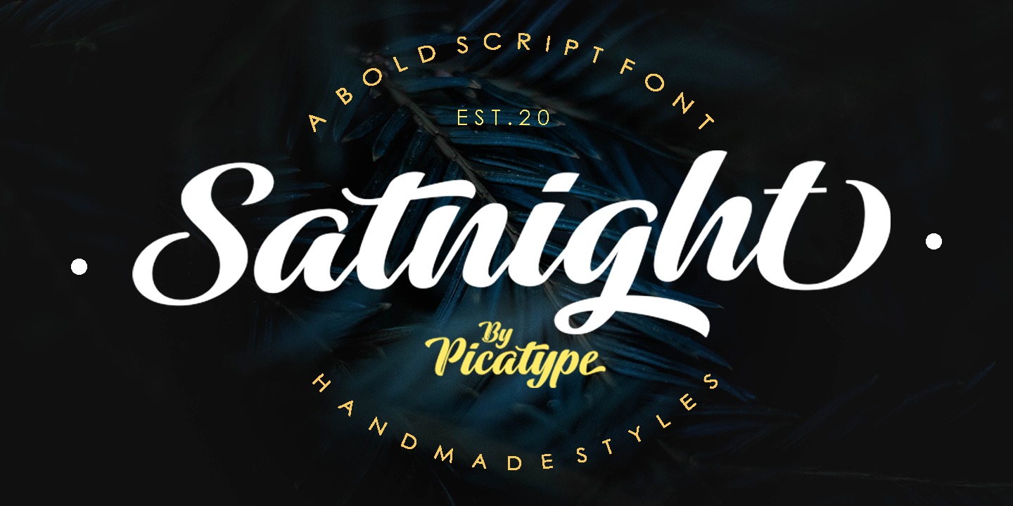 Satnight Script Font