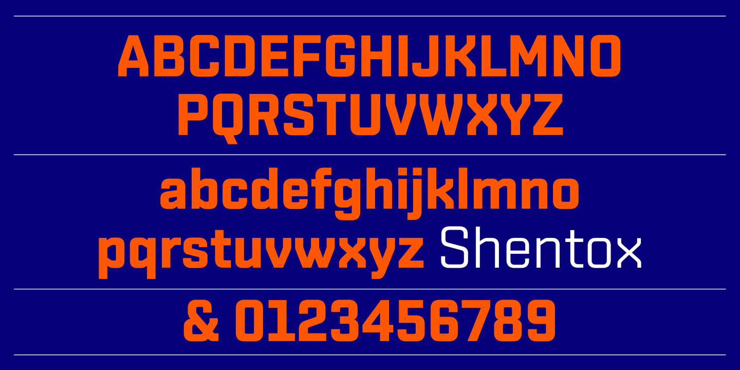 Shentox Font