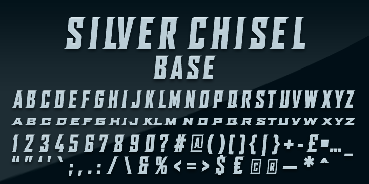 SILVER CHISEL Font