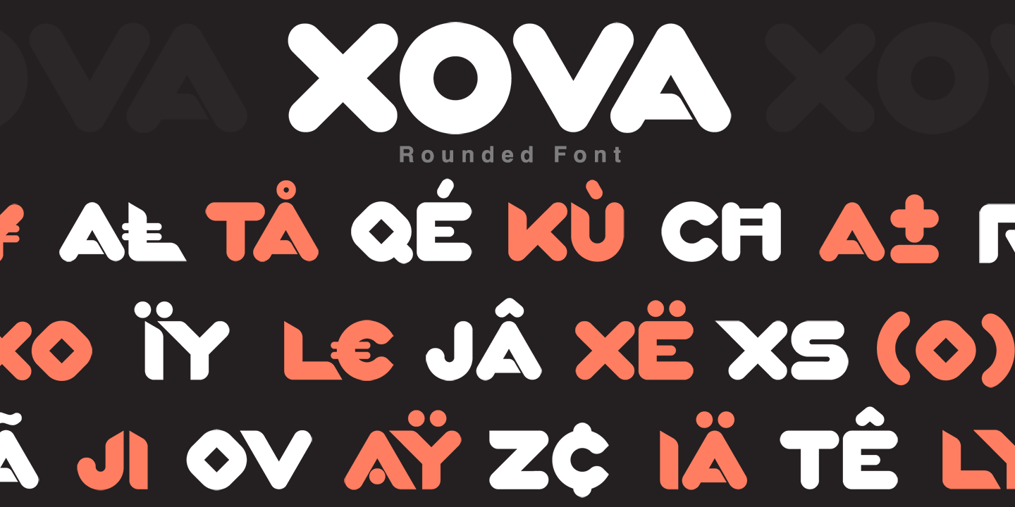 Xova Rounded Font