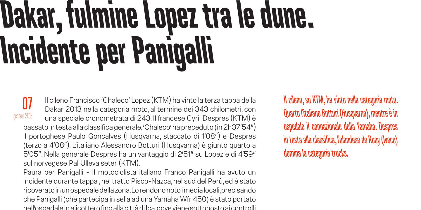 Molde Semi Condensed Font