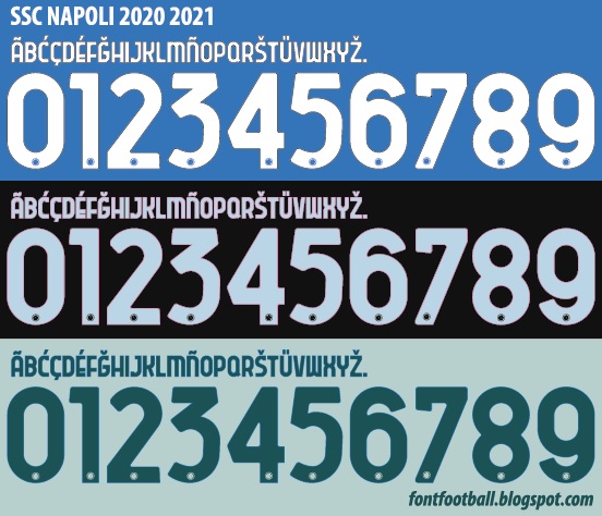 FC SSC Napoli 2018-2019 (SSC Napoli) Font