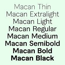 Macan Font