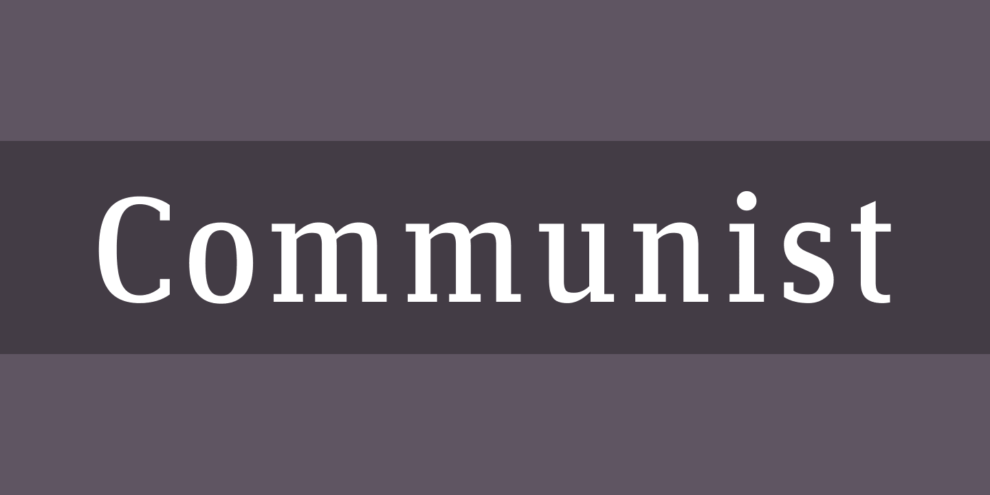 Communist Font