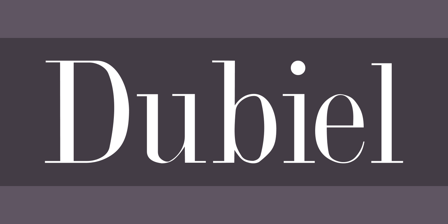 Dubiel Font