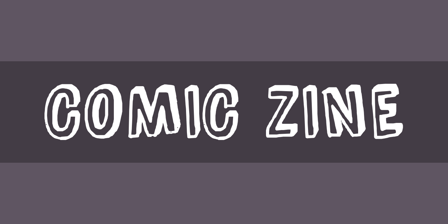 Comic Zine Font
