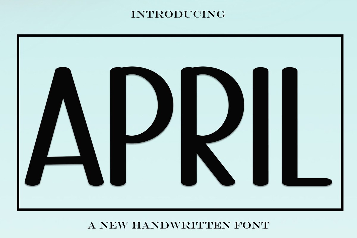 April Font April Font